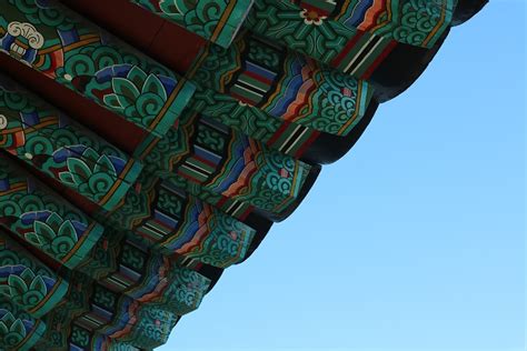 단청 처마 Pixabay의 무료 사진