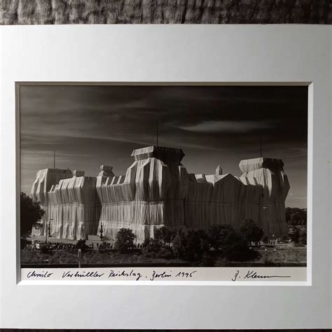 Barbara Klemm Christo Verhüllter Reichstag Berlin 1995 Verkocht