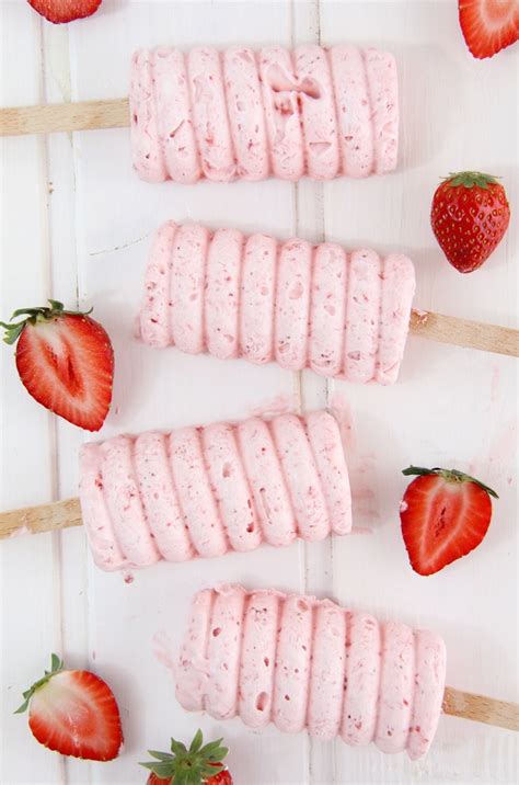 Helado De Fresa Casero
