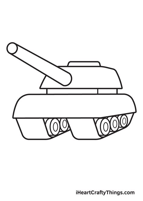 Tank Drawing How To Draw A Tank Step By Step