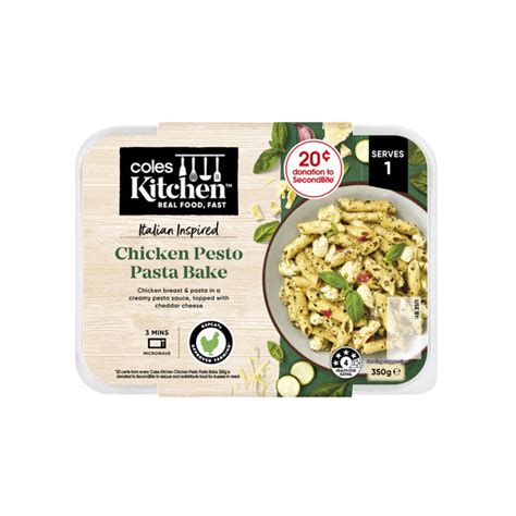 Check Halal Status Of Coles Kitchen Chicken Pesto Pasta Bake 350g