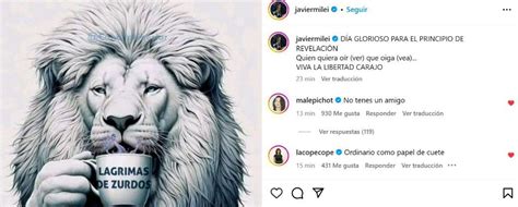La reacción de Milei a la marcha violencia cringe y falta de amigos