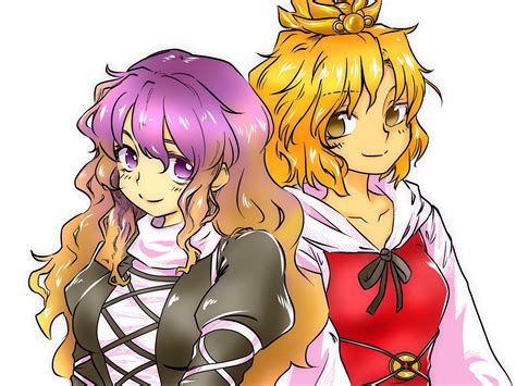 The Big Imageboard Tbib 2girls Blonde Hair Breasts Brown Eyes Brown