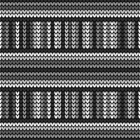 Premium Vector Seamless Black Knitting