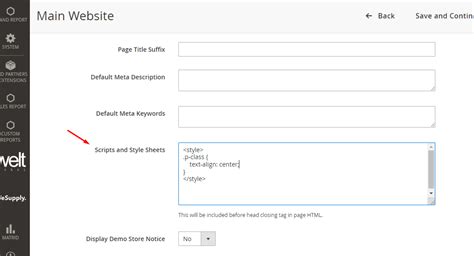 magento2 script and style sheet added from theme edit section in