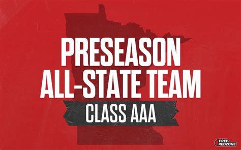 Minnesotas 2023 Class Aaa Preseason All State Team Offense Prep Redzone