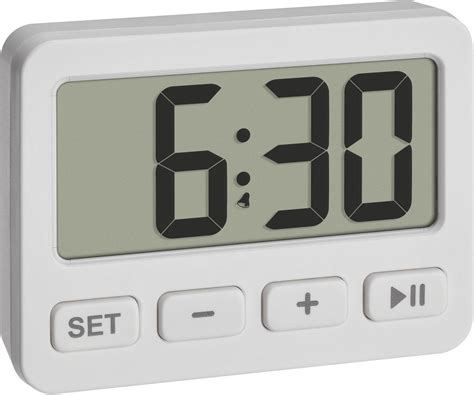 Tfa Dostmann 60 2036 02 Digital Mini Alarm Clock With Alarm Function