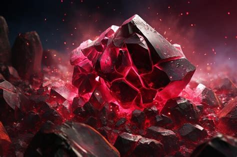 Premium Photo Ruby Of Vitality That Strengthens The Body