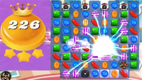 Candy Crush Saga Level 226 No Boosters Play Candy Crush Youtube