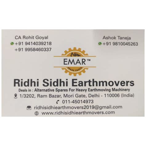 Ridhi Sidhi Earthmovers Delhi