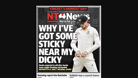 A Sticky Dicky Cracker From The Nt News Mumbrella