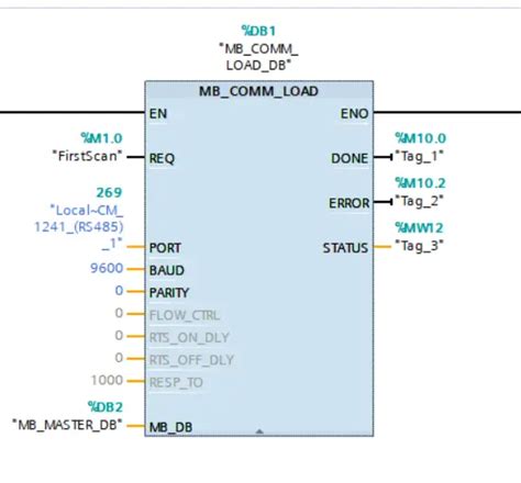 写给初学者的博途教程MODBUS RTU通讯组态指令应用 哔哩哔哩