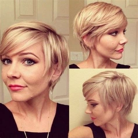 Cute Short Hairstyles For Women Layered Bob Cut With Side Swept Bangs Hairstyles Weekly