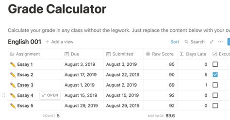 efficiently summing a column in notion step by step guide
