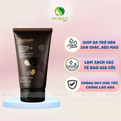 Tẩy Tế Bào Chết Mặt Cocoon Dak Lak Coffee Face Polish Từ Cà Phê Đắk Lắk