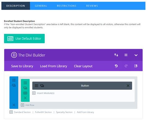Using Divi Builder With Lifter Lms Courses Divi Booster