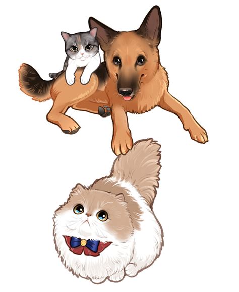 Q版萌猫手绘 千图网