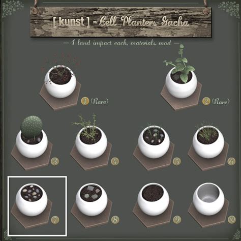 Second Life Marketplace 07 Kunst Cell Planter 7