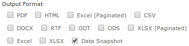 Enabling Data Snapshots 9 0 0 Jaspersoft Community
