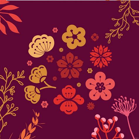 Flower Background Template In Word Download