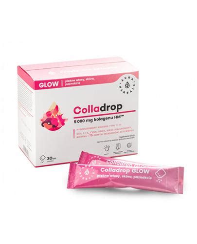 Aura Herbals Colladrop Glow Collagen 5000 мг, 30 пакетиков купить в Украине