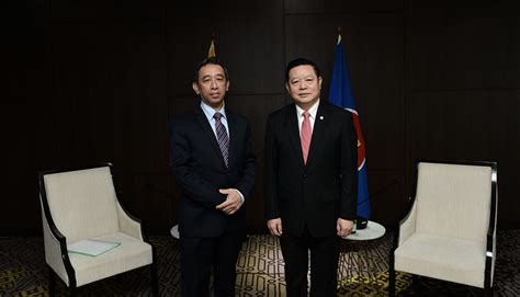 Permanent Representative Of Myanmar To Asean Calls On Sg Asean Main