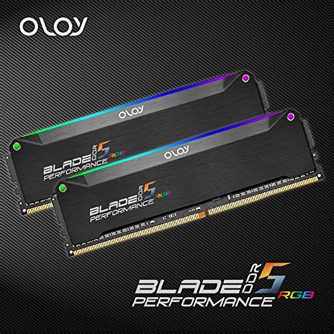 Oloy Ddr5 Ram 64gb 2x32gb Black Hairline Blade Rgb 6000 Mhz Cl32 1