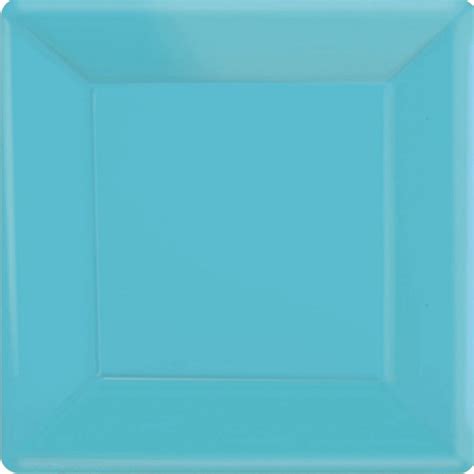 Amscan Round Paper Plates 20 Pack 17cm Caribbean Blue Big W