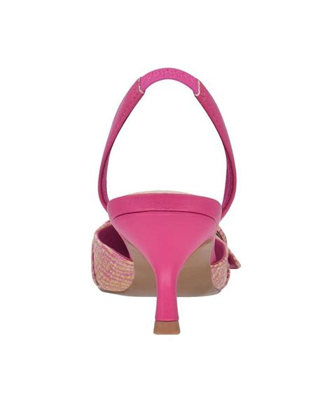 Impo Womens Elodie Slingback Buckle Kitten Heel Pumps Macys