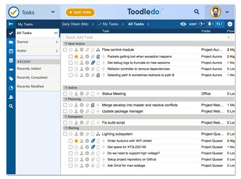 Toodledo A Productivity Tool To Manage Your Tasks To Dos Notes Outlines And Lists
