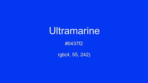ultramarine color hex and rgb values