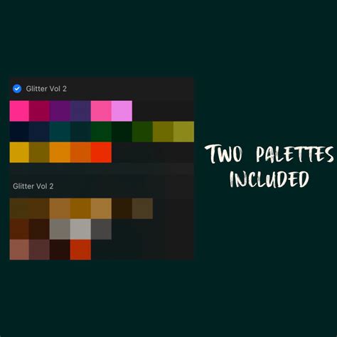 Glitter And Metallic Brushes For Procreate Vol 2 Design Cuts