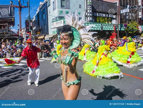Tokyo Asakusa Samba Carnival Editorial Photography Image Of Dress