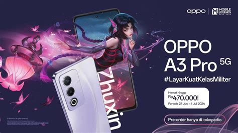 Kelebihan Oppo A3 Pro 5g Cocok Untuk Main Game Mobile Legends Harga 4