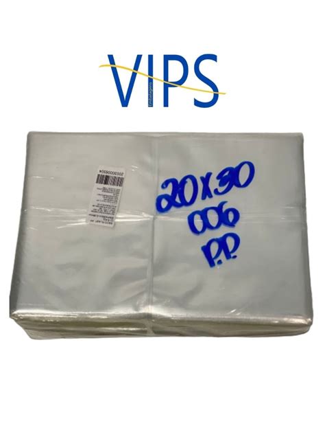 Saco Plástico Transparente 20x30 1KG PP 0 06