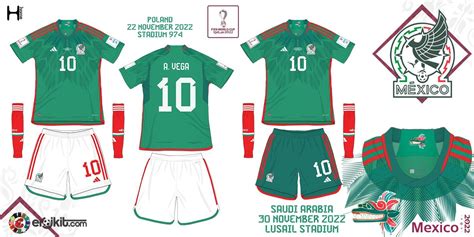 Mexico Soccer Team Kits For Upcoming Match