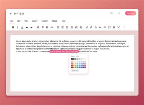 Text Editor Ui User Centered Design Ui Ux Design Design