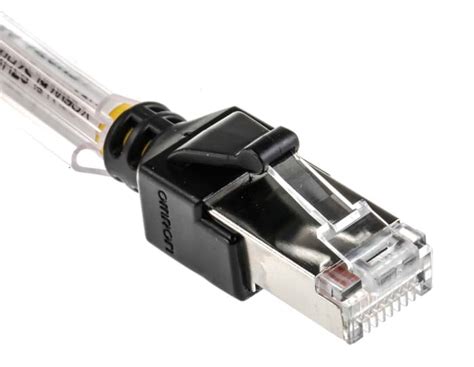 Xs6w 6lszh8ss50cm Y Omron Omron Cat6a Male Rj45 To Male Rj45 Ethernet