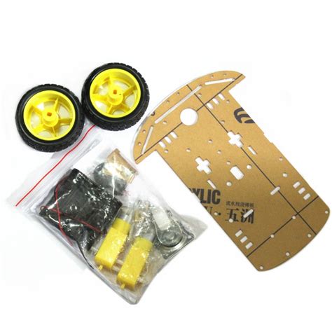 ชุดหุ่นยนต์ 2 Wd Smart Robot Car Chassis สำหรับ Arduino Shopee Thailand