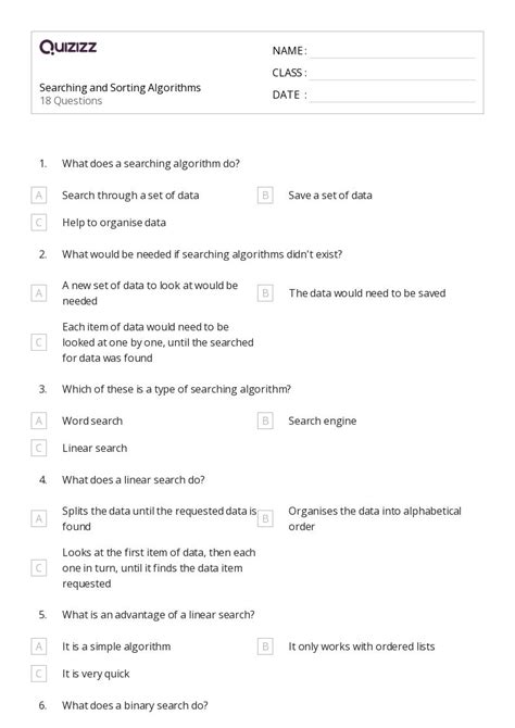 50 Sorting Data Worksheets For 5th Year On Quizizz Free And Printable