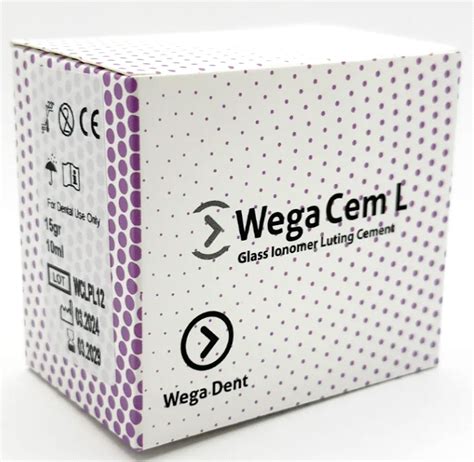 Wega Cem L Radyopak Cam İyonomer Yapıştırma Simanı 15 Gr