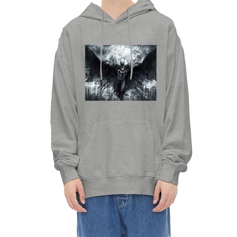 Batman Hoodie Couple Hooded Sweatshirt Long Sleeve Pullover Oversized