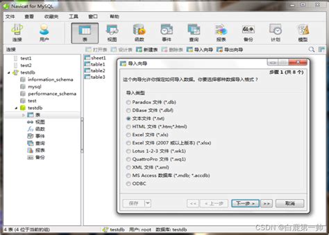 数据库管理工具：如何使用 Navicat For Mysql 导出导入数据表 Excel 文件？ 腾讯云开发者社区 腾讯云