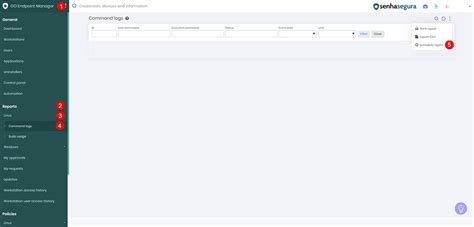 How To Access Linux Command Logs Schedule Reports Go Endpoint Manager
