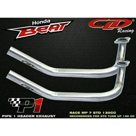 Jual PIPA P1 28 LEHER KNALPOT CLD RACING BEAT KARBU DAN MIO J SEPEK