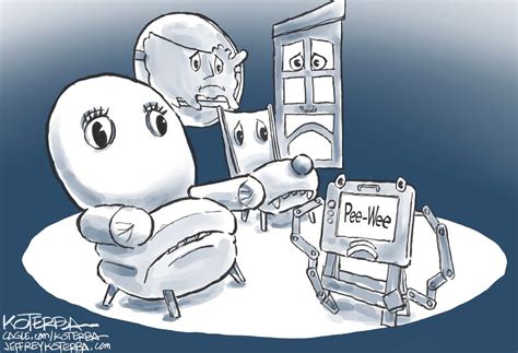 3 Cartoons Honoring Paul Reubens And Pee Wee Herman