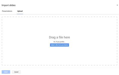 Como importar slides de outra apresentação para o Google Slides pt