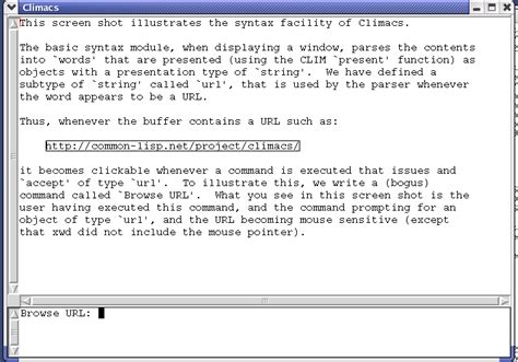 Climacs A Common Lisp Emacs Implementation