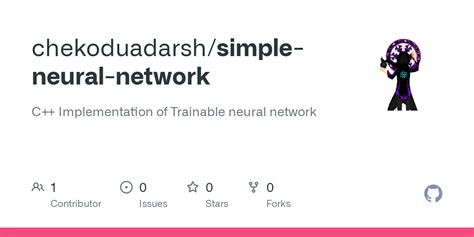 github chekoduadarsh simple neural network c implementation of
