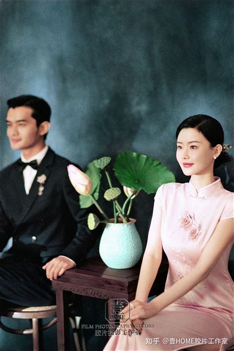 是的被这组旗袍婚纱照美到了 知乎
